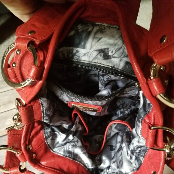 Junior Drake | Bags | Junior Drake Red Leather Satchel | Poshmark